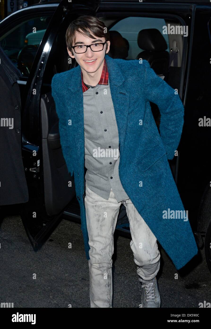 New York, NY, USA. 18th Mar, 2014. Isaac Hempstead Wright at talk show ...