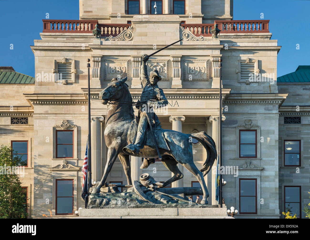 Equestrian statue of General Thomas Francis Meagher at Montana State ...