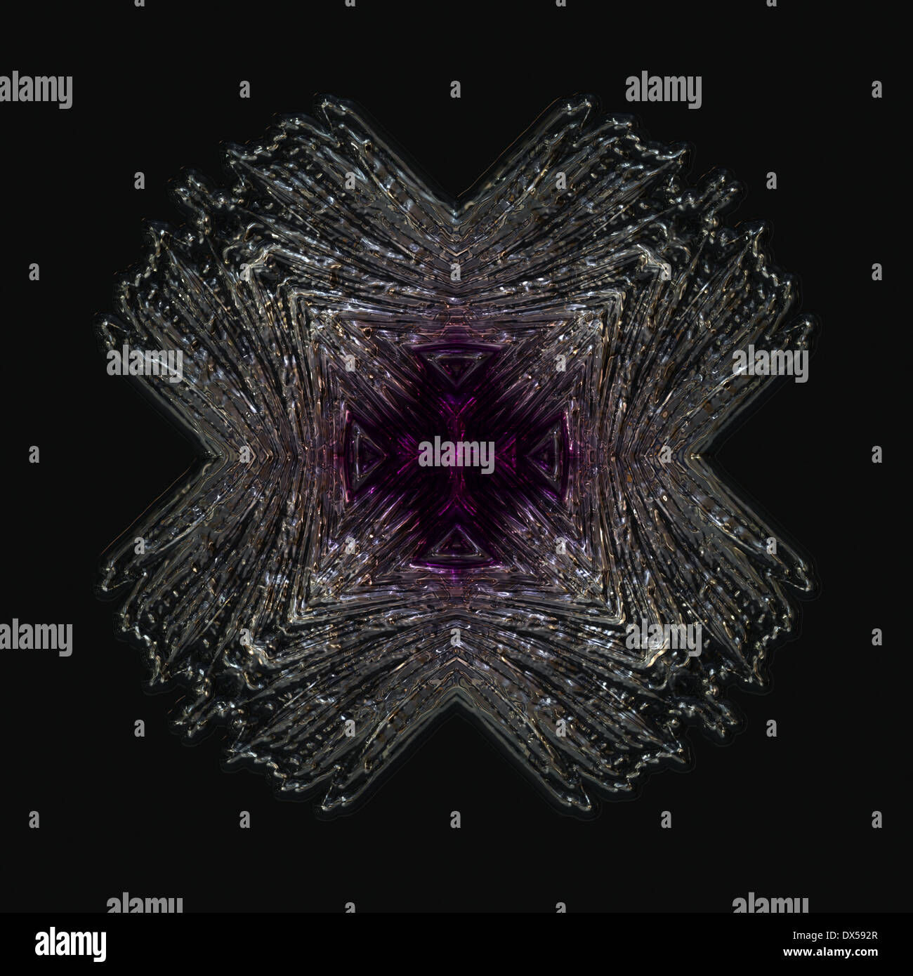 Wonderful abstract illustrated glass object Stock Photo - Alamy