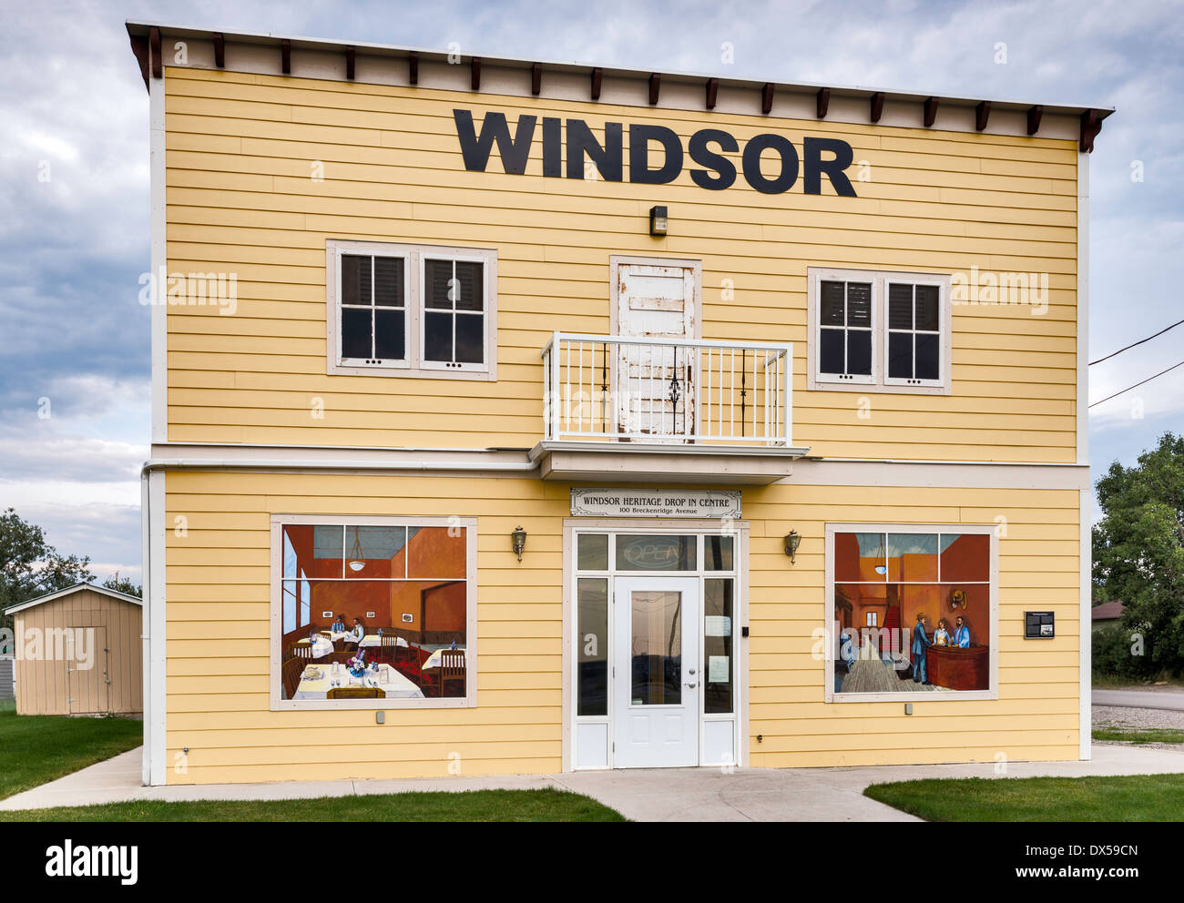 Historic Windsor Hotel in hamlet i.e. unincorporated community of ...