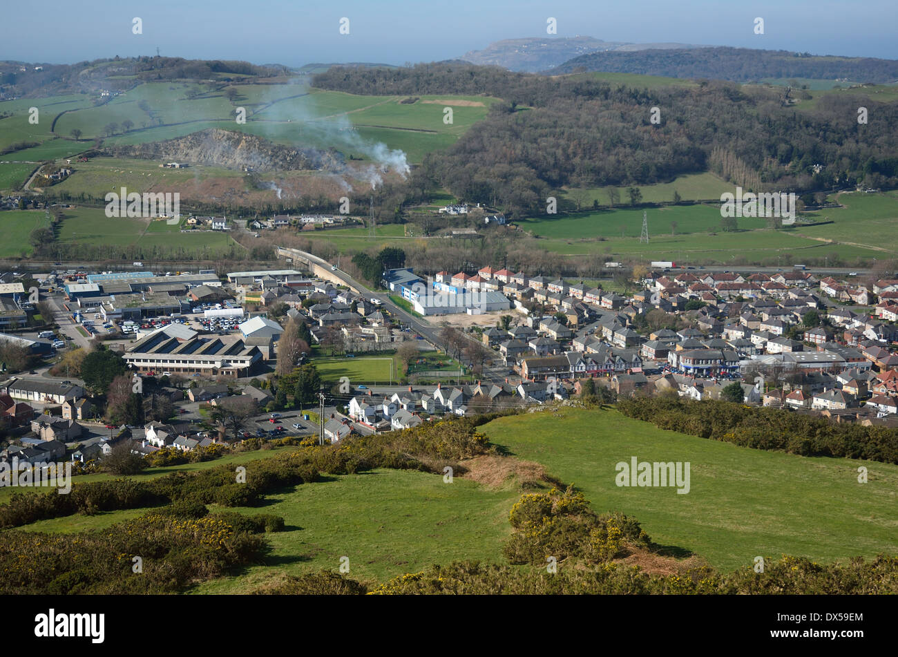 Mochdre North Wales Stock Photo - Alamy