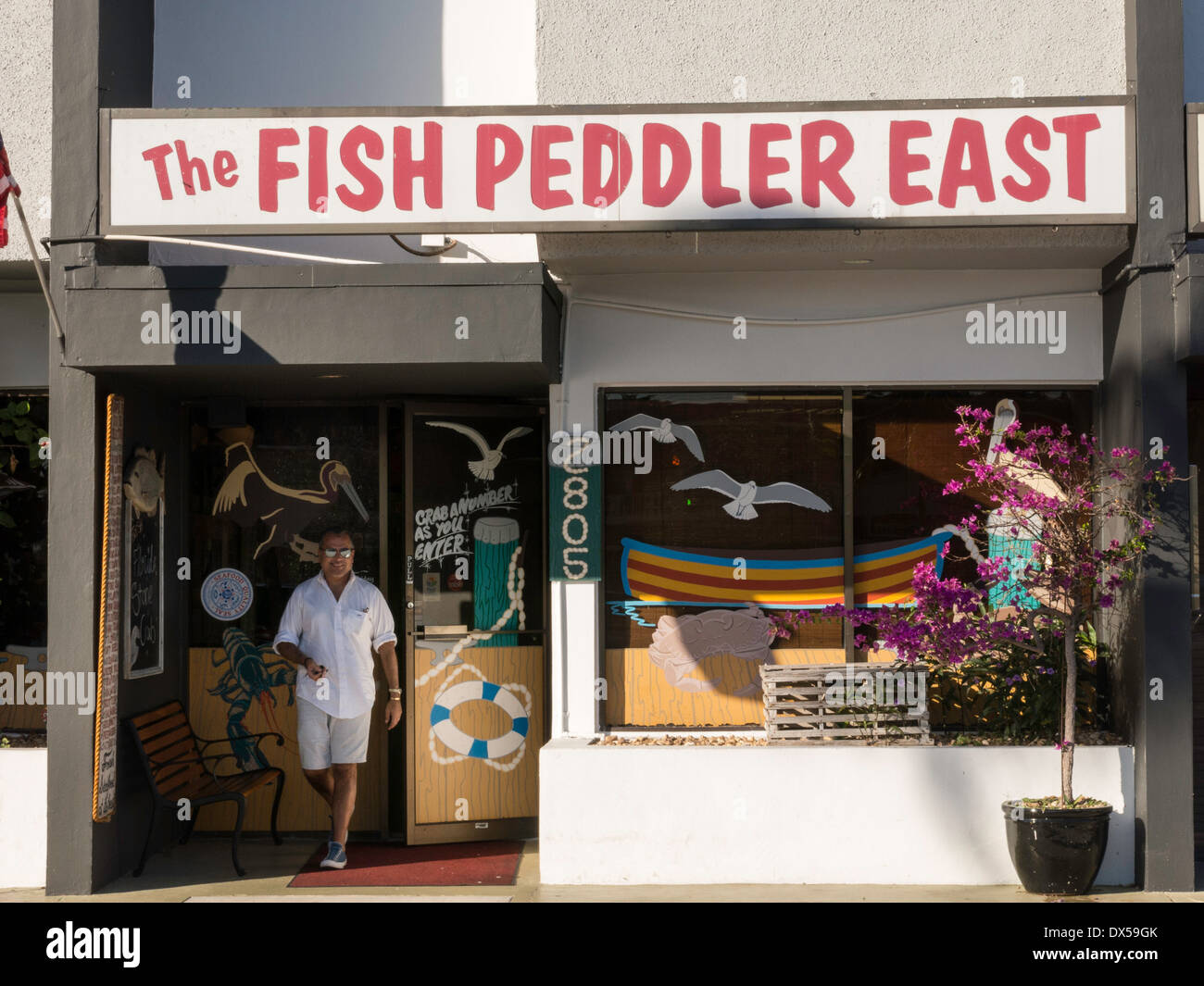 The Fish Peddler East, Fort Lauderdale, FL Stock Photo - Alamy