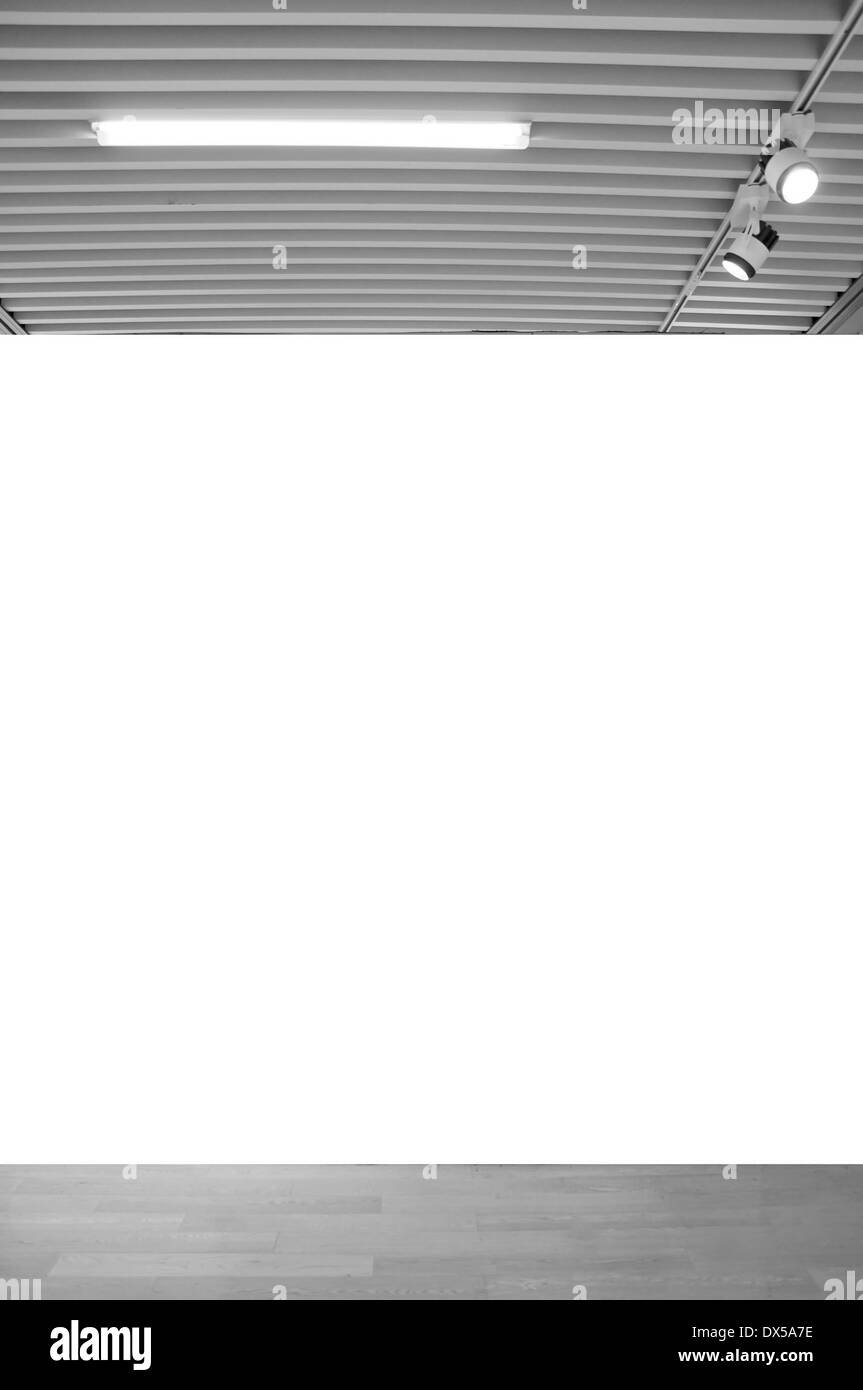 Wooden exhibition sign Black and White Stock Photos & Images - Alamy