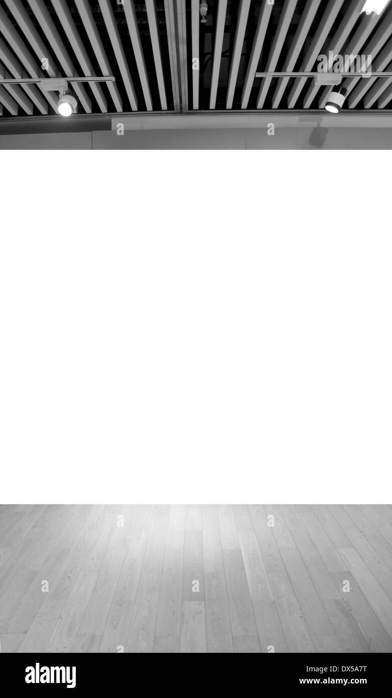 Wooden exhibition sign Black and White Stock Photos & Images - Alamy