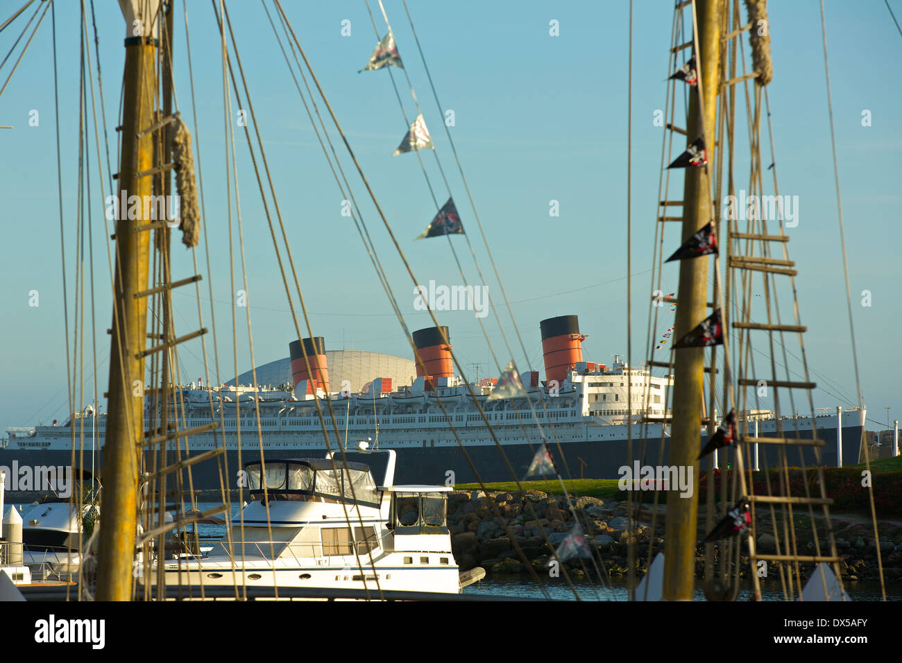 Rms queen mary california long beach hi-res stock photography and ...