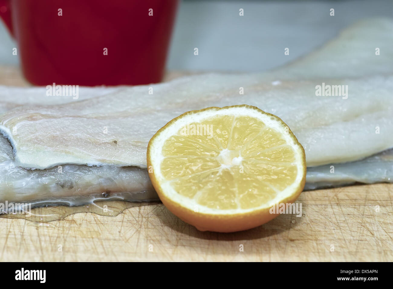 In Polish cuisine, on the Polish table, tasty cod Stock Photo - Alamy