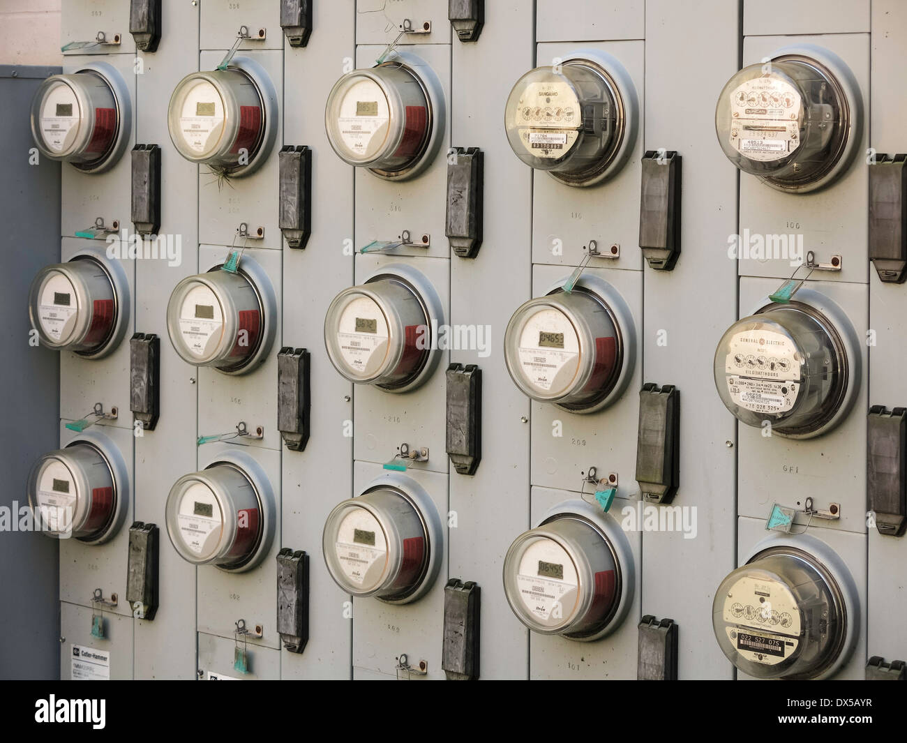 Electricity meter outside hi-res stock photography and images - Alamy