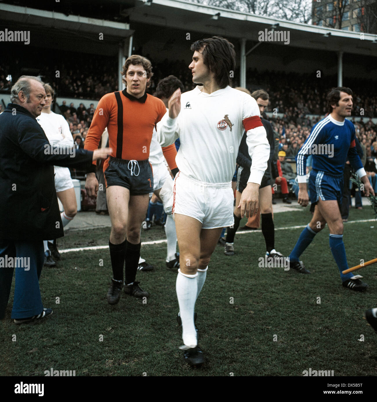 football, Bundesliga, 1974/1975, Radrennbahn Muengersdorf, 1. FC ...