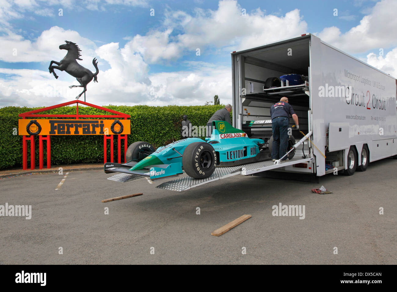 Ferrari f1 transporter hi-res stock photography and images - Alamy