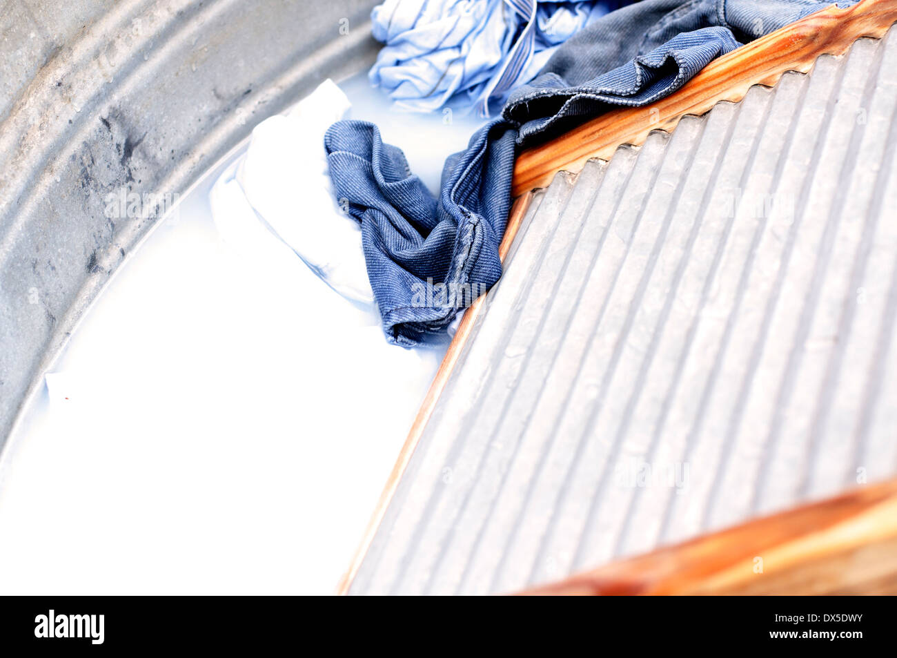 Scrubbing clothes hi-res stock photography and images - Alamy