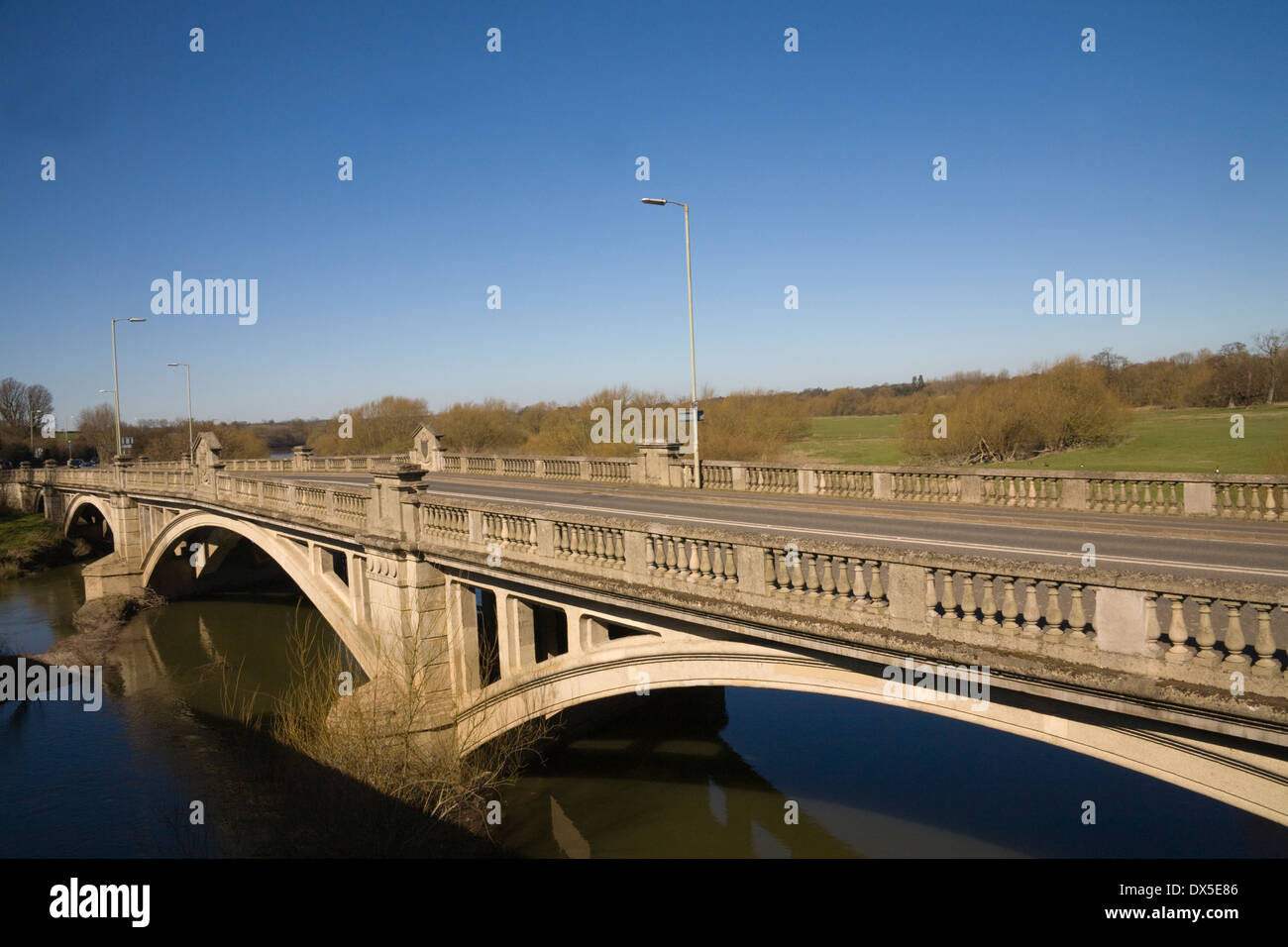 Atcham New Bridge Shropshire Built in 1929 by William Butler carries ...