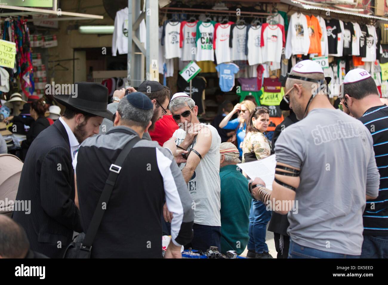 Chabad Lubawitscher advertising in the streets of Tel Aviv pictured 20. ...