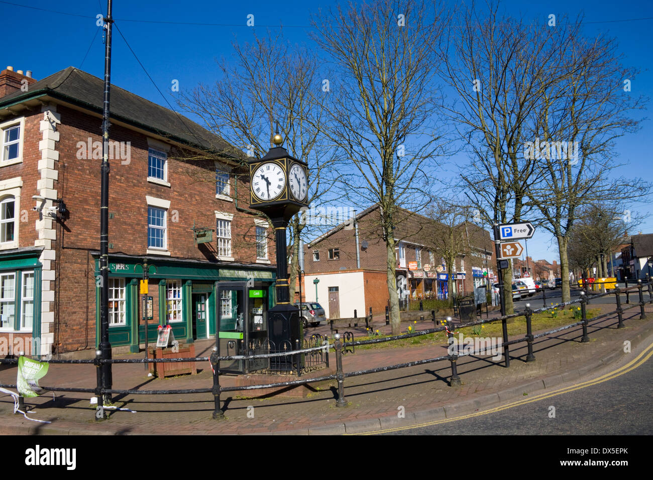 Shifnal Shropshire England UK Centre of this Market Town Stock Photo ...