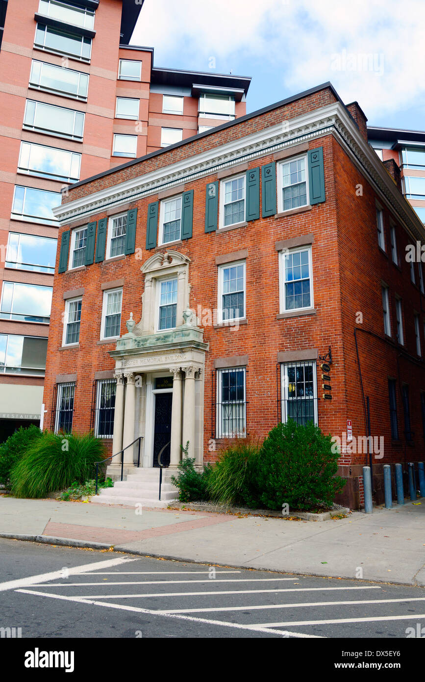 Historic Webster Memorial Building Hartford Connecticut CT Stock Photo ...
