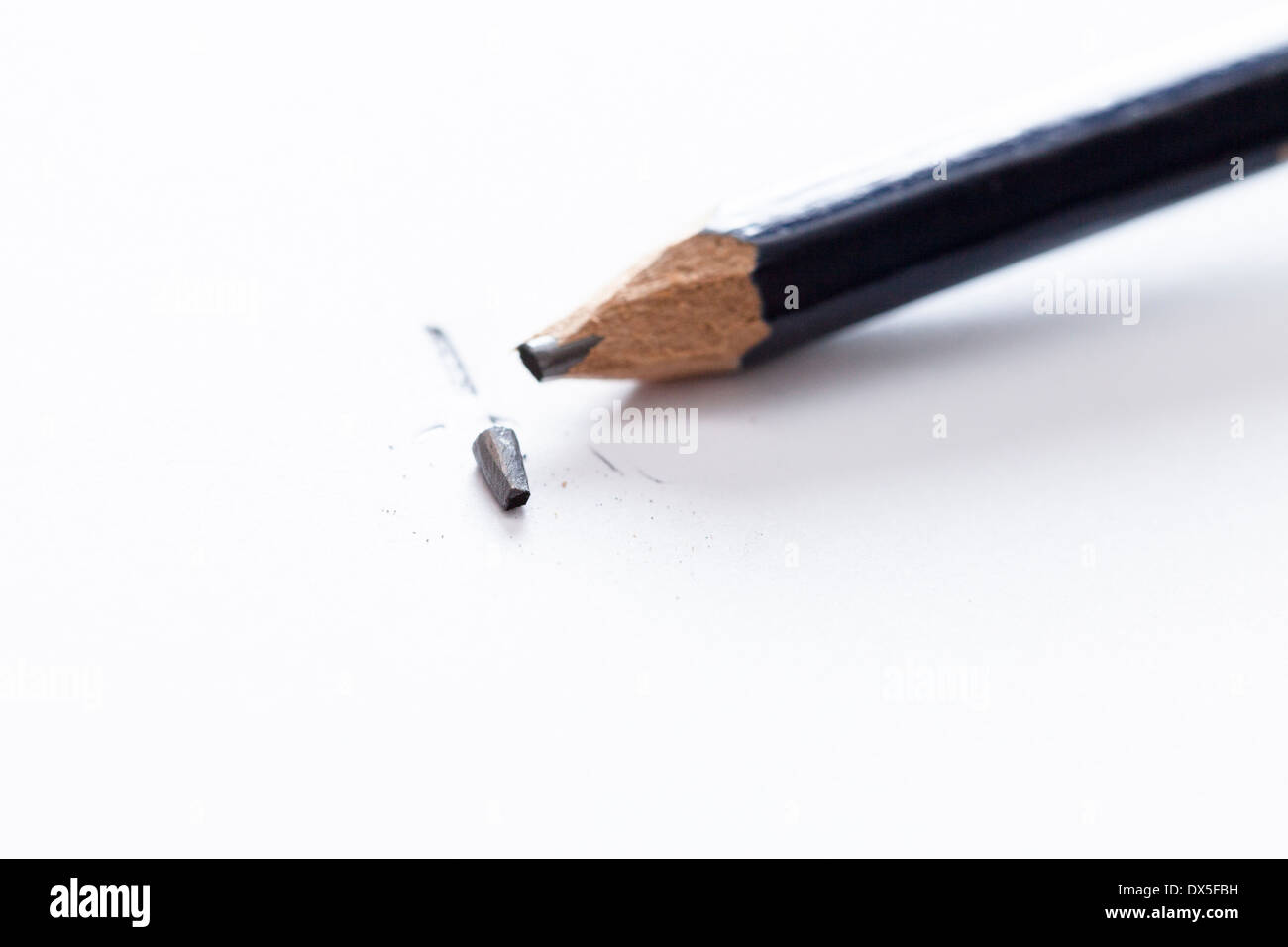 Pencil broken lead hi-res stock photography and images - Alamy