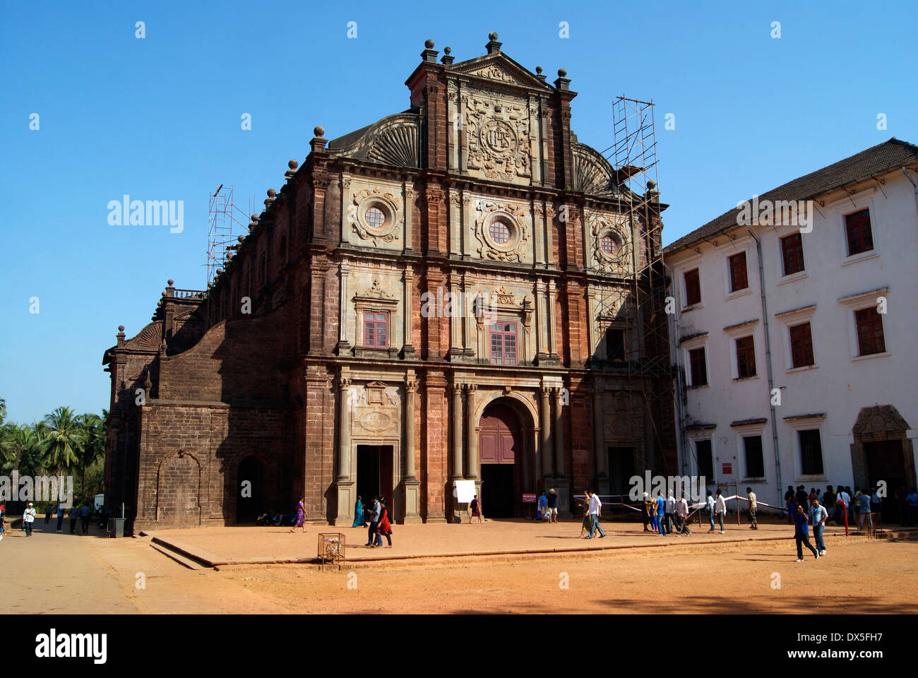 Basilica of Bom Jesus Church Goa India UNESCO world Heritage Site Stock ...