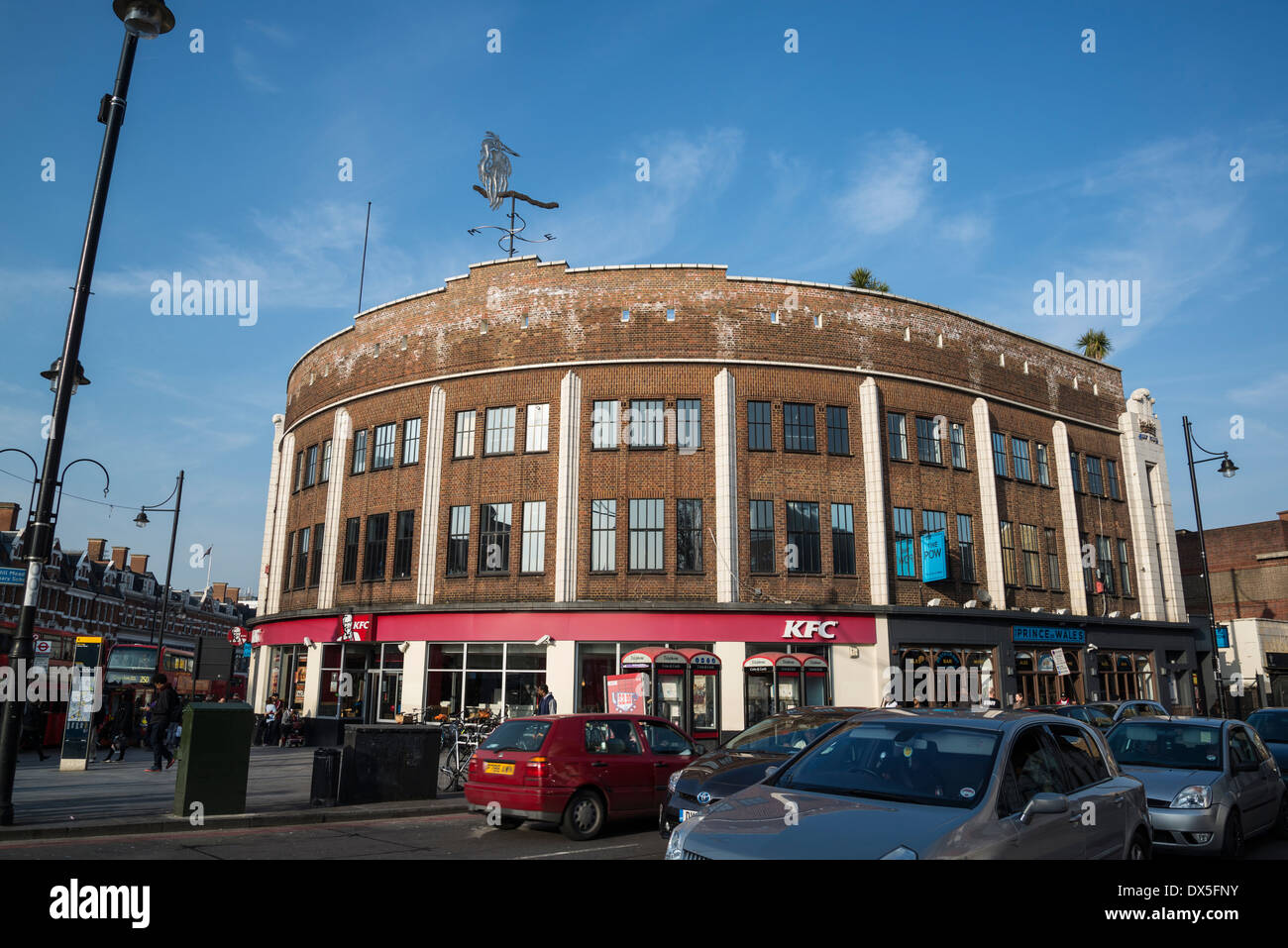 Brixton Roundabout Into Coldharbour Lane In Brixton London UK Stock ...