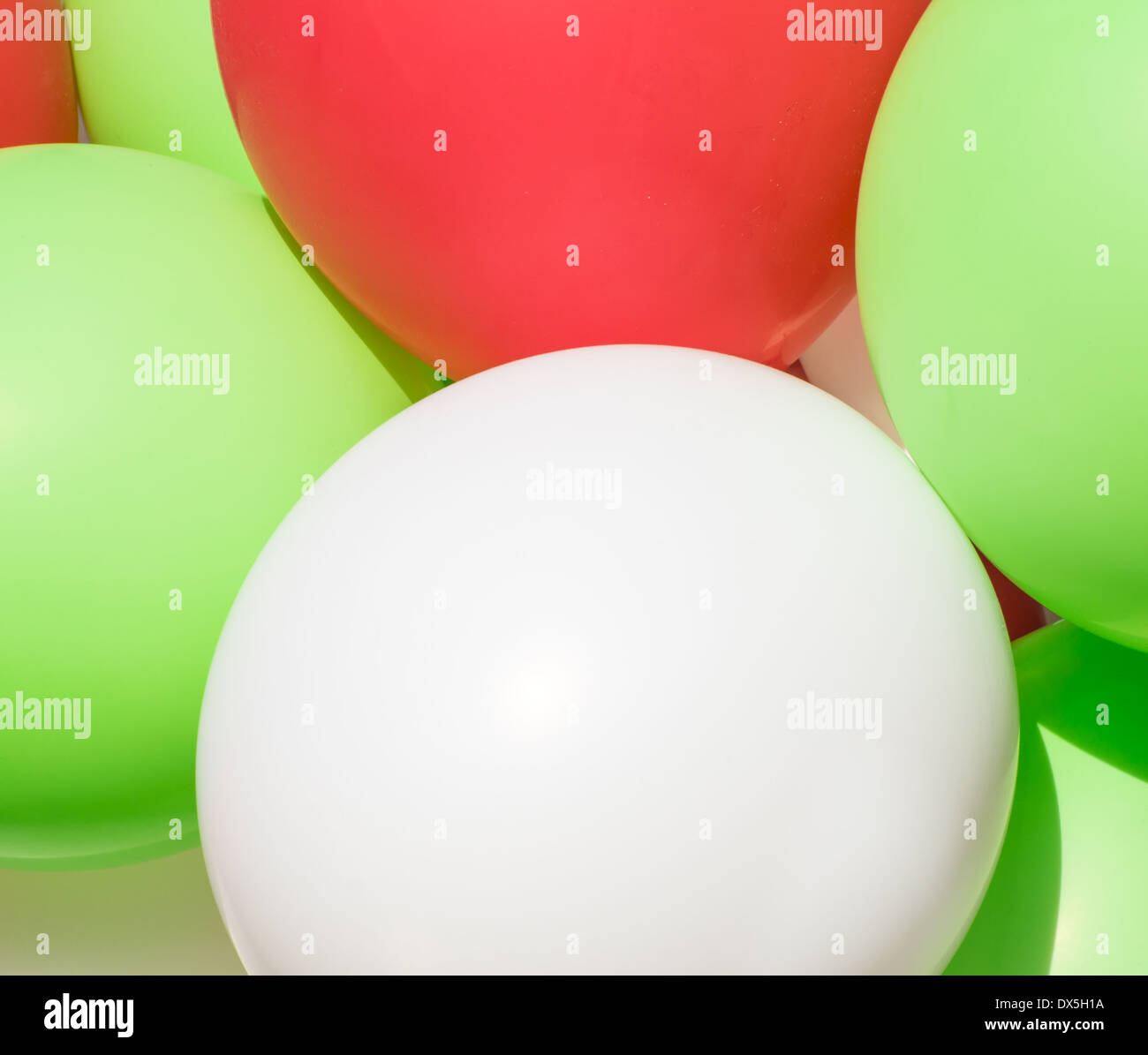 A bunch of colorful balloons Stock Photo - Alamy