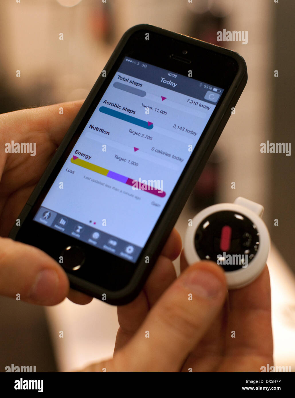 Wearable Technology Show, Olympia, London: Fitbug wrist health ...