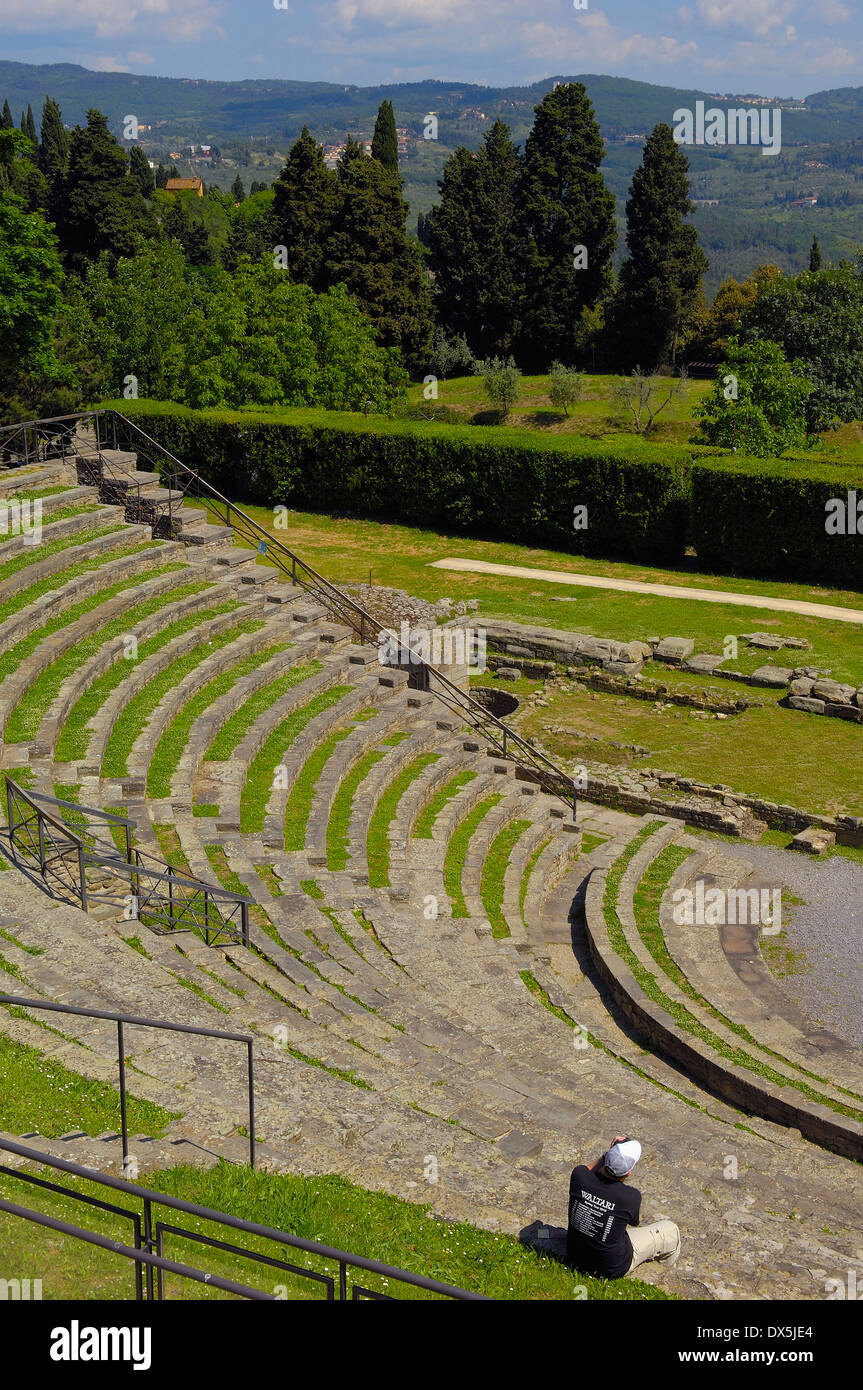 Fiesole amphitheatre in florence italy hi-res stock photography and ...