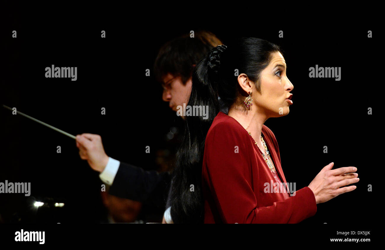 Prague, Czech republic. 18th March 2014. American coloratura mezzo ...