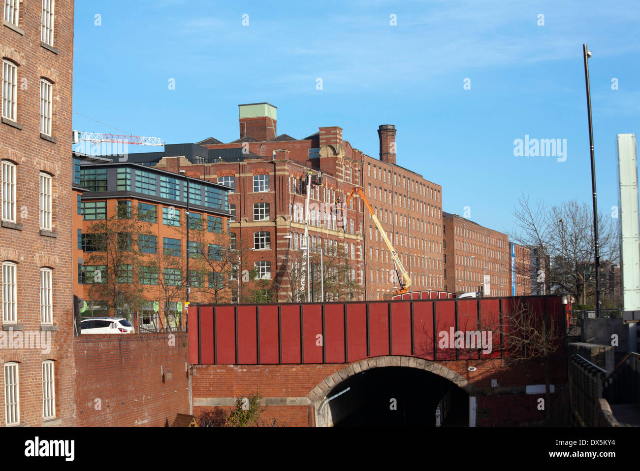 The Royal Mills converted into apartments next to The Rochdale Canal ...