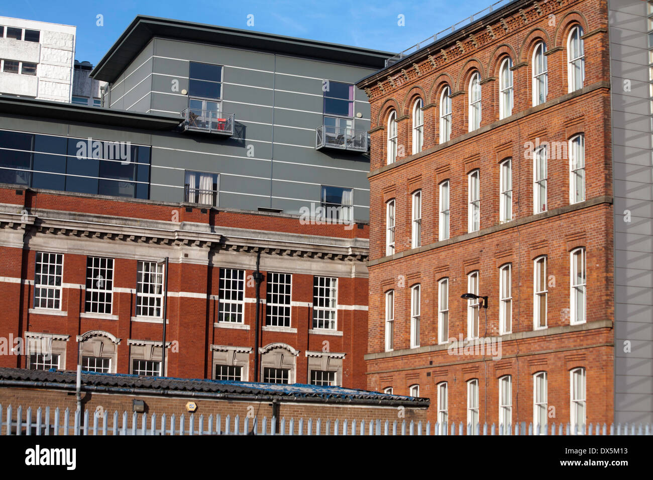 Apartment blocks by next to The Manchester Police Museum Newton Street ...