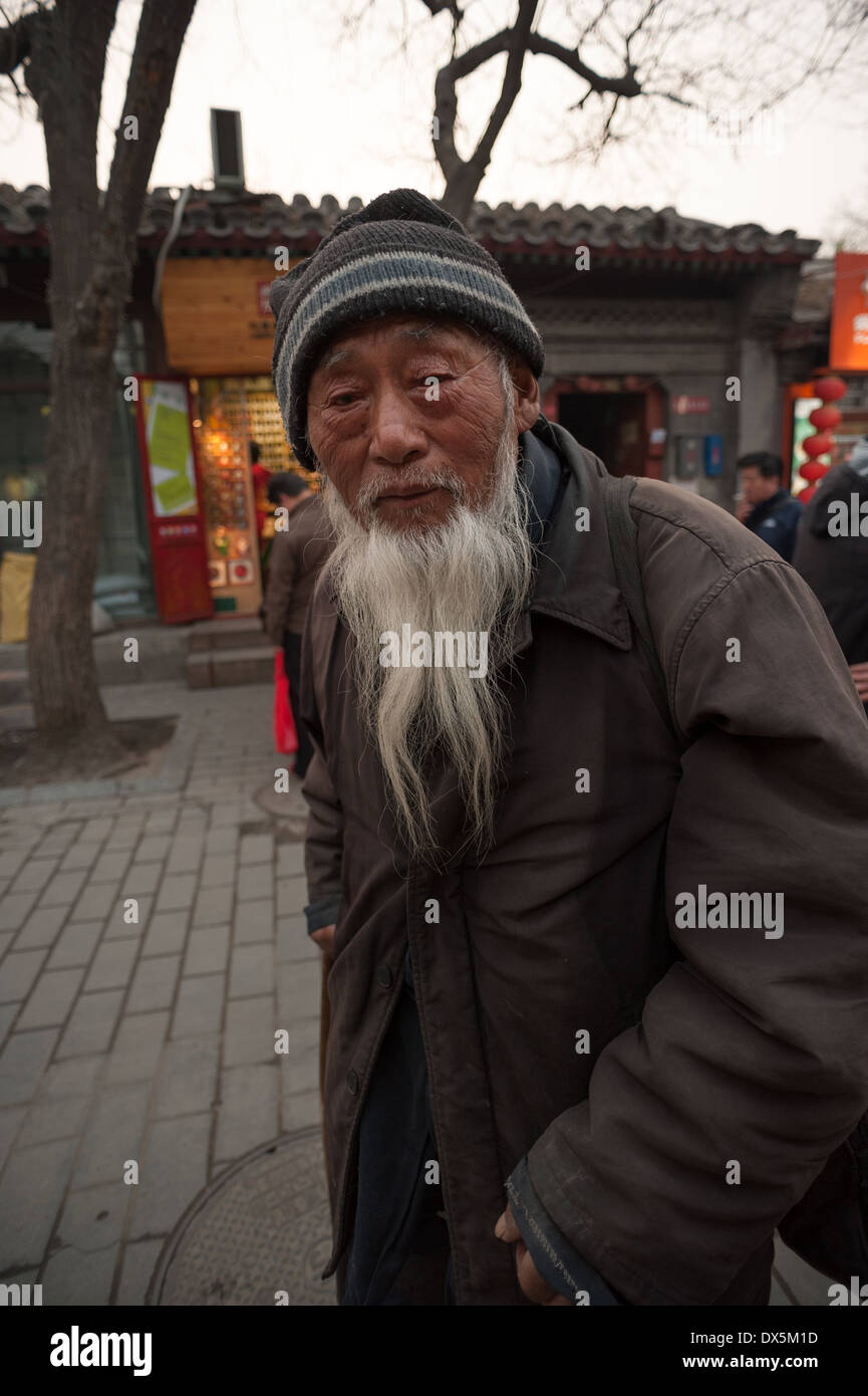 Beggar in Gulou, Beijing Stock Photo - Alamy