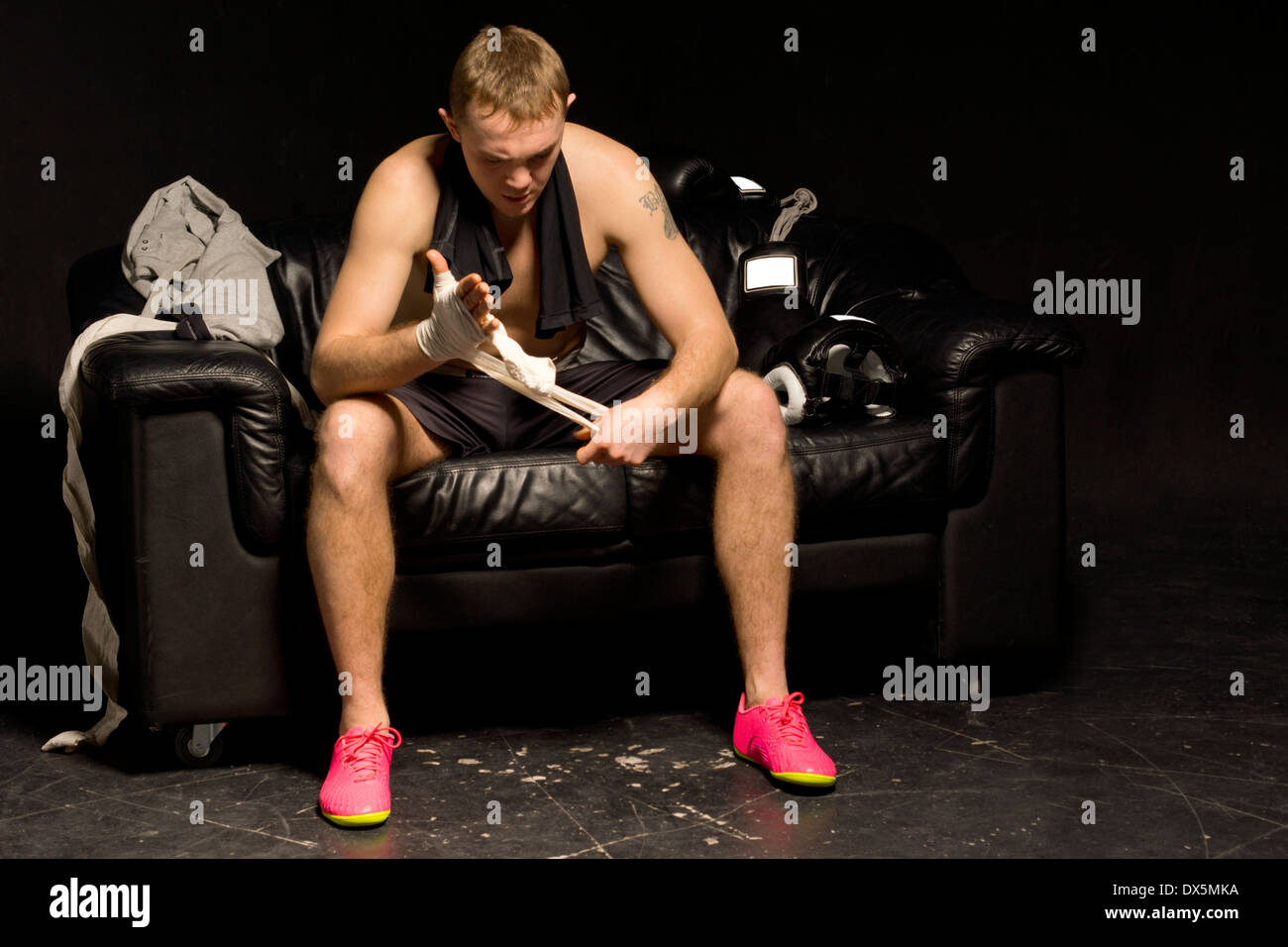 Leather bandages hi-res stock photography and images - Alamy