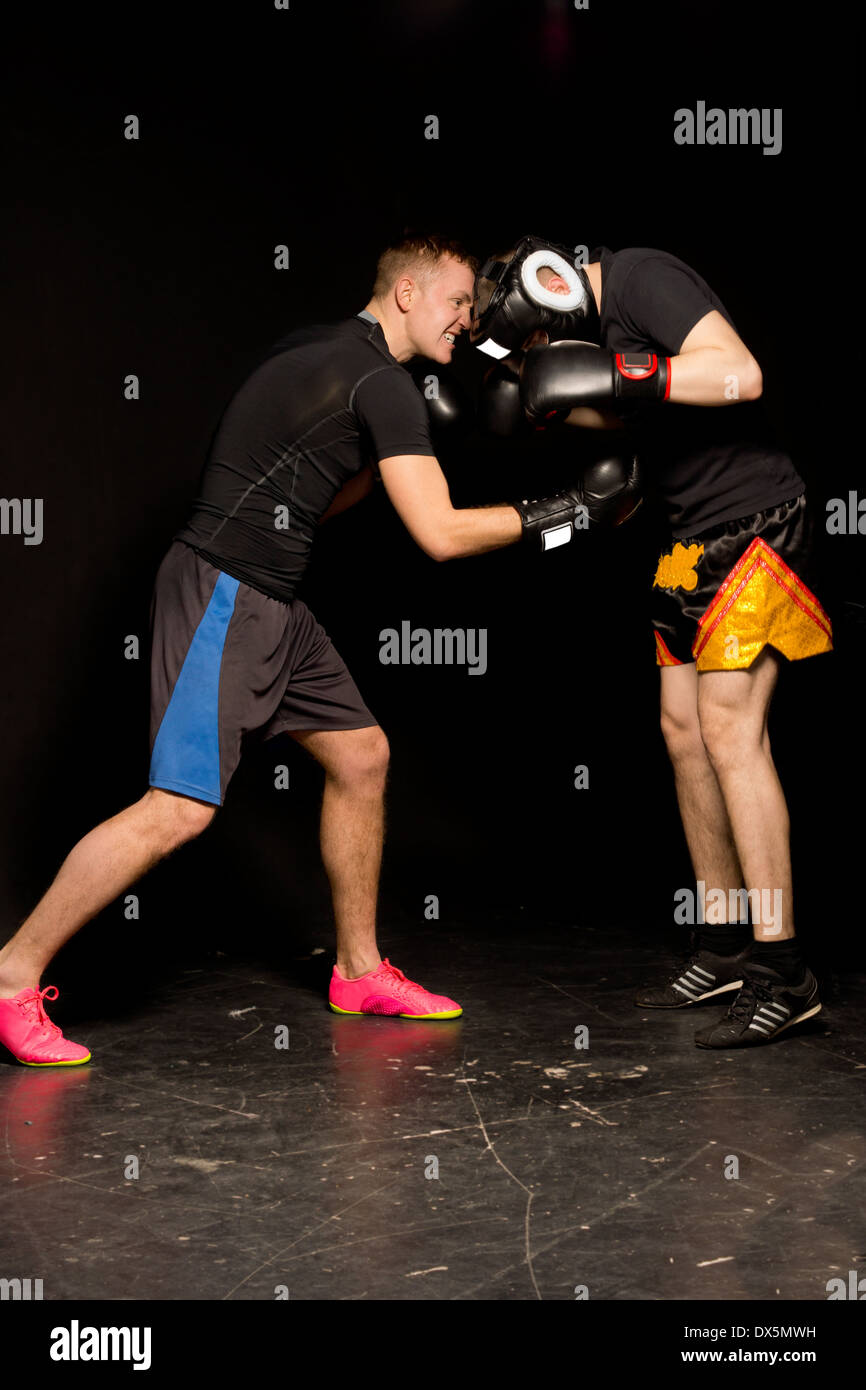 Boxers During Boxing Match Stock Photos & Boxers During Boxing Match ...
