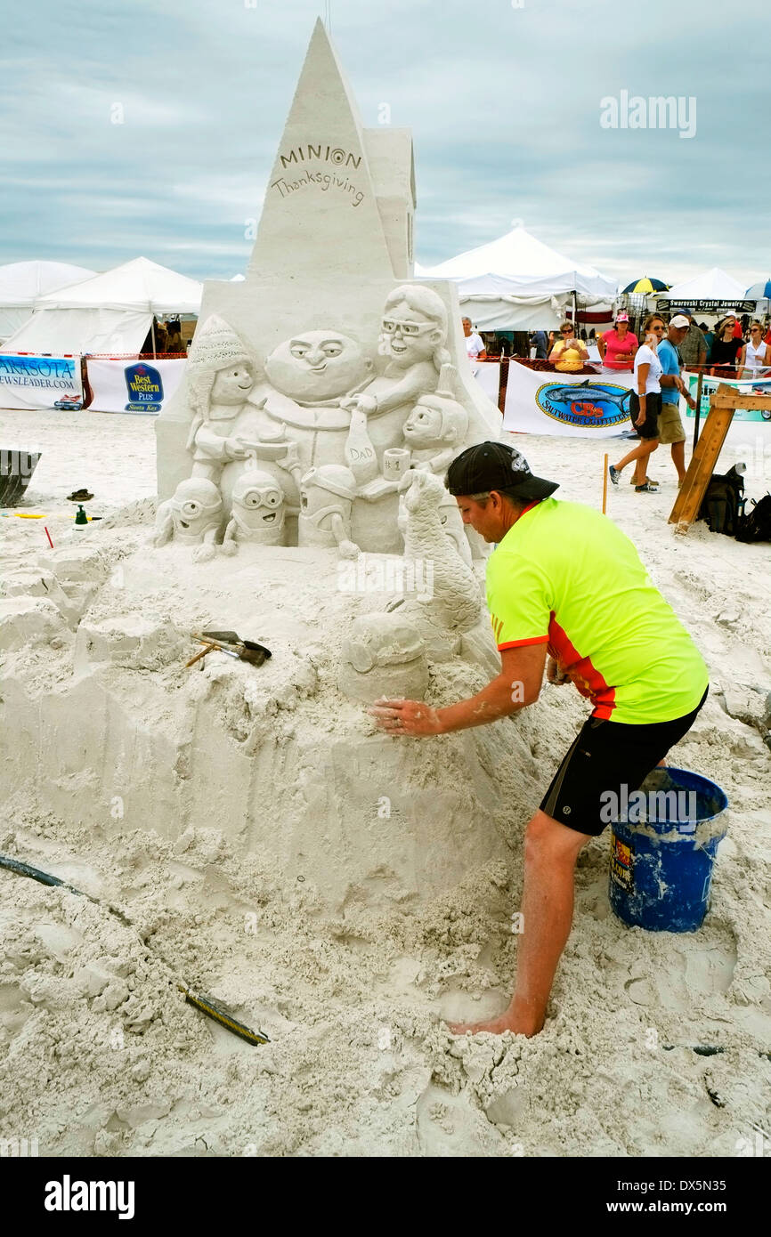 Sarasota Florida Siesta Key Crystal Classic Master Sand Sculpting ...