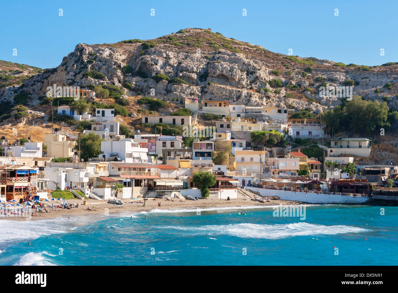 Matala. Crete, Greece Stock Photo - Alamy