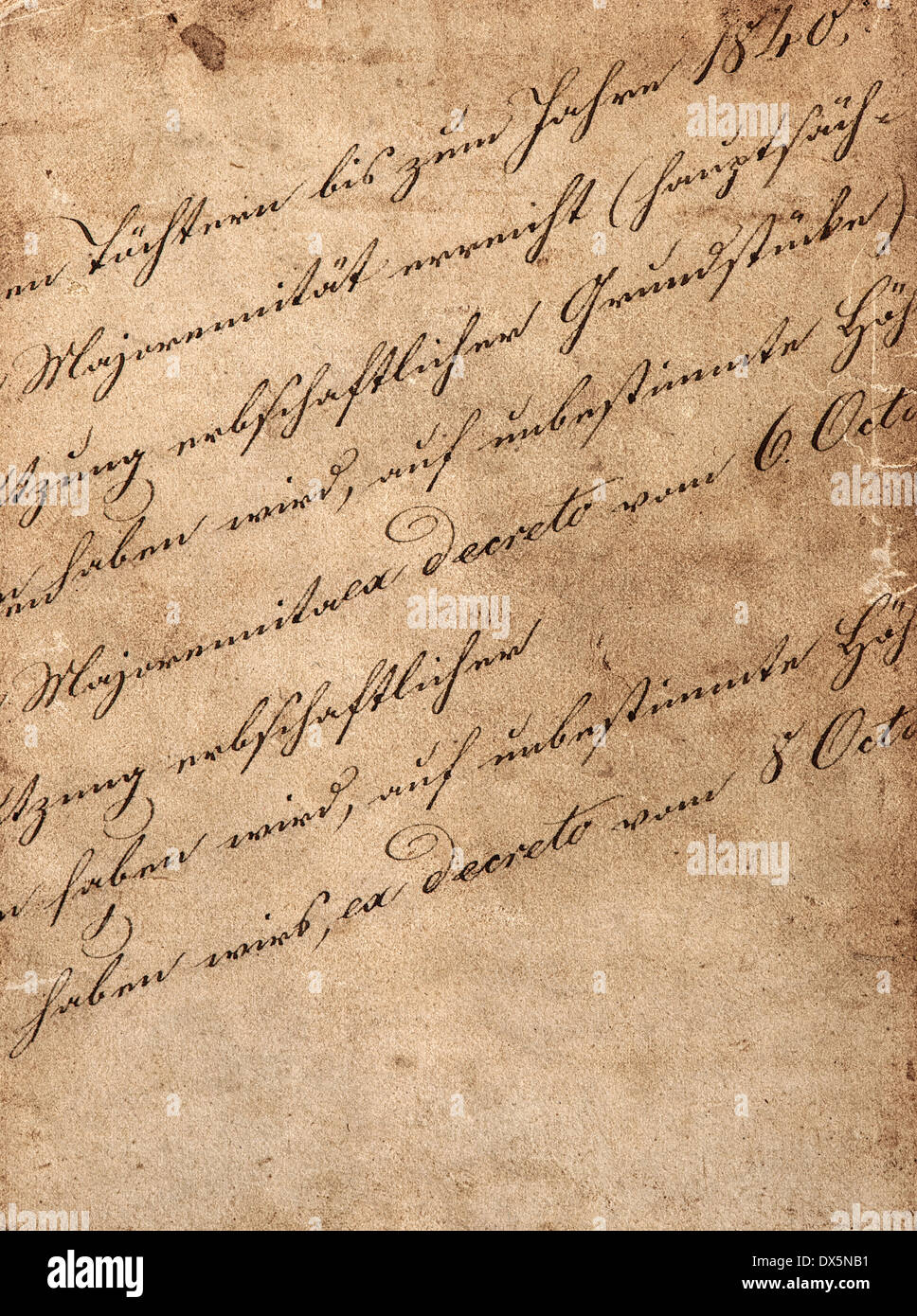 Latin text paper hi-res stock photography and images - Alamy