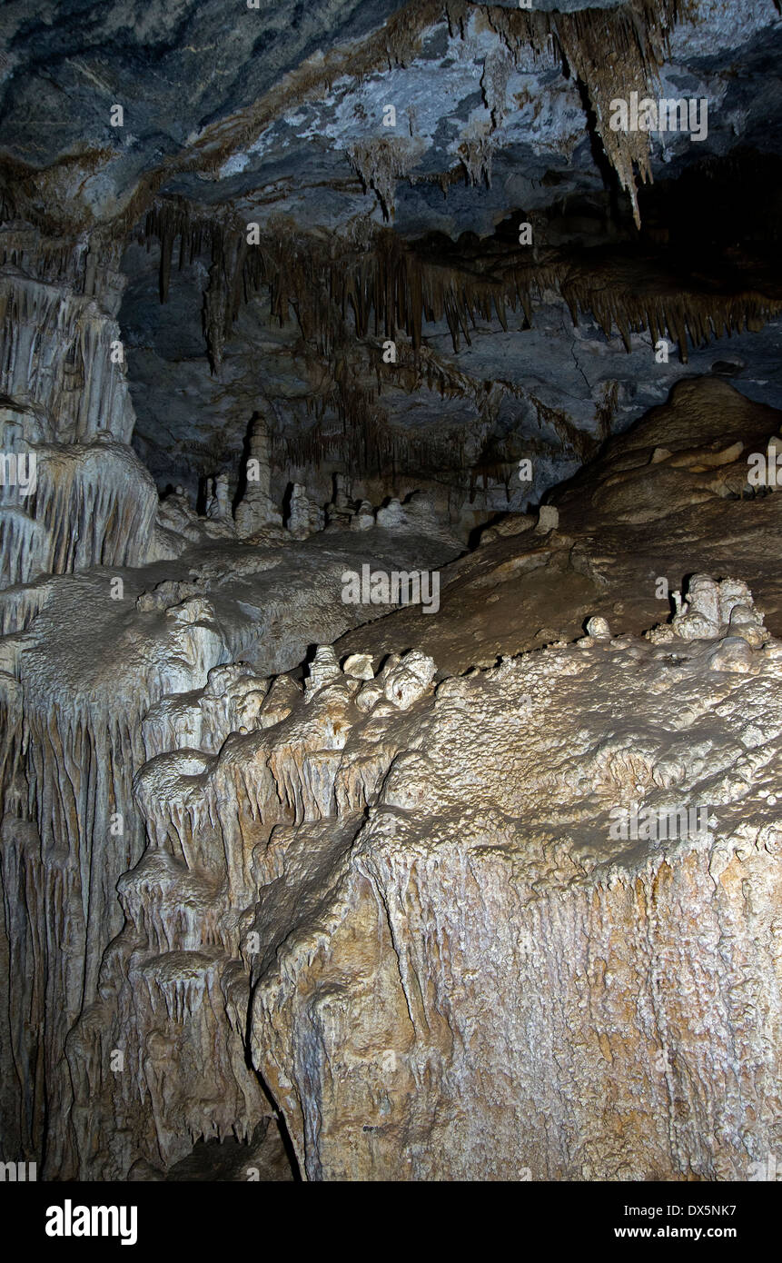Great Basin National Park, Lehman Caves, cave within the chamber small ...