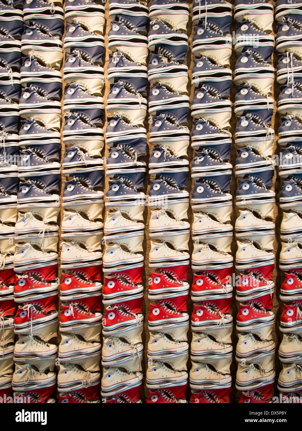 Converse All Star Display, New York Stock Photo - Alamy