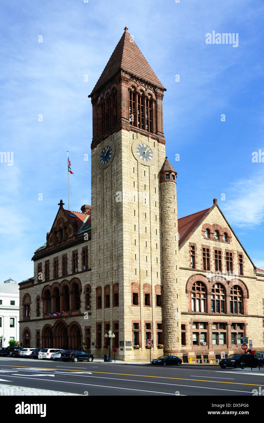 City Hall building Albany New York NY capital city Stock Photo - Alamy