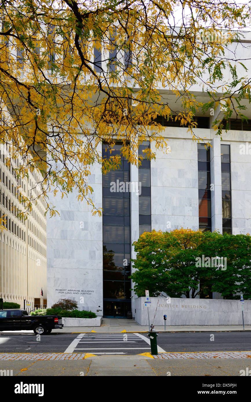 New York State Supreme Court at Albany Robert Abrams building for Law ...