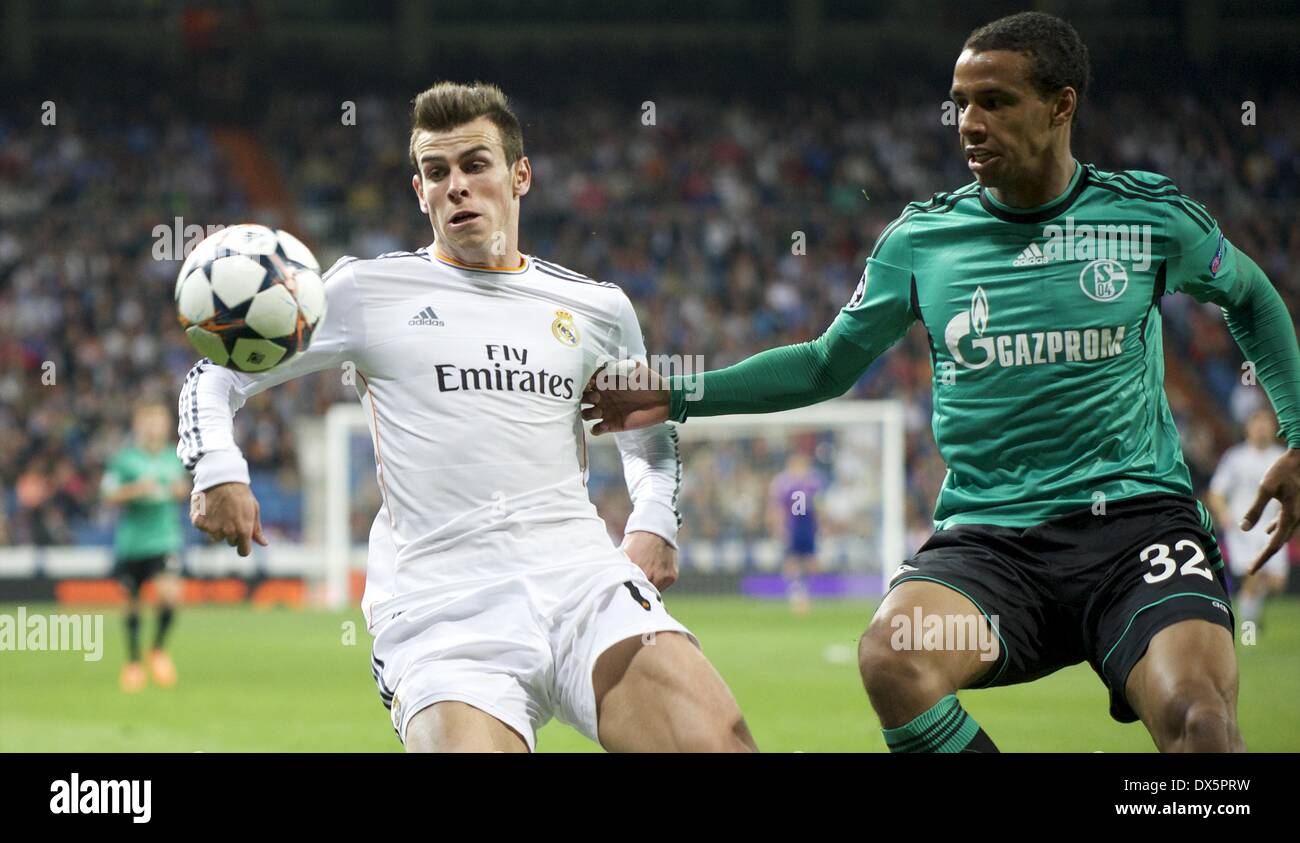 Madrid, Spain. 18th Mar, 2014. Gareth Bale during the Champions League ...