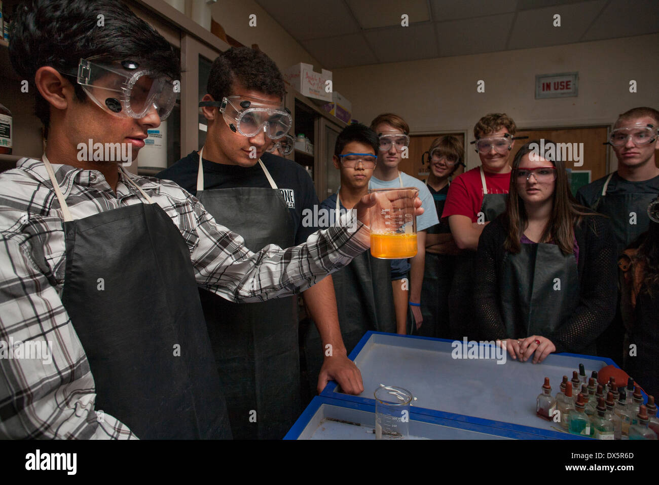 Multiracial San Clemente, CA, high school science students produce ...