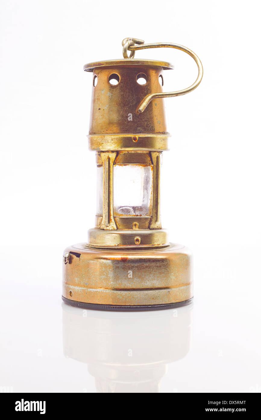 Antique lantern portrait with reflection Stock Photo - Alamy