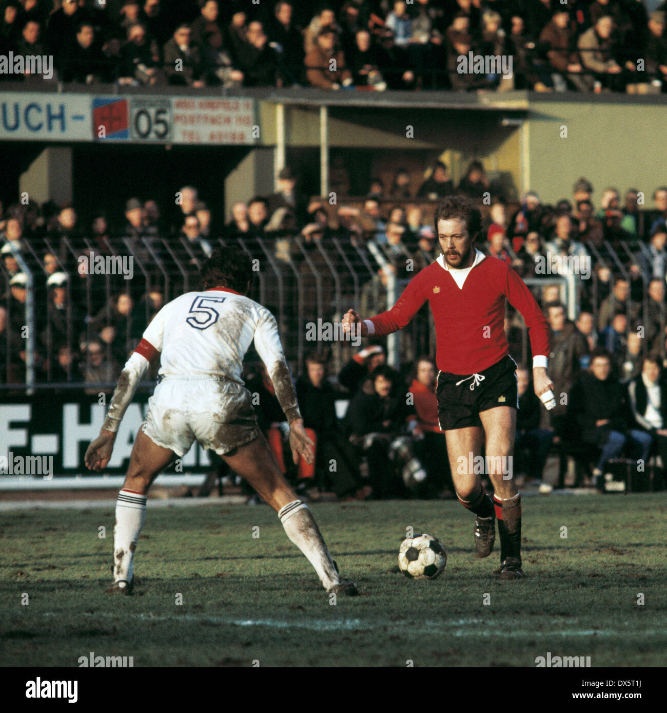 football, DFB Cup, 1976/1977, quarterfinal, Grotenburg Stadium, FC ...