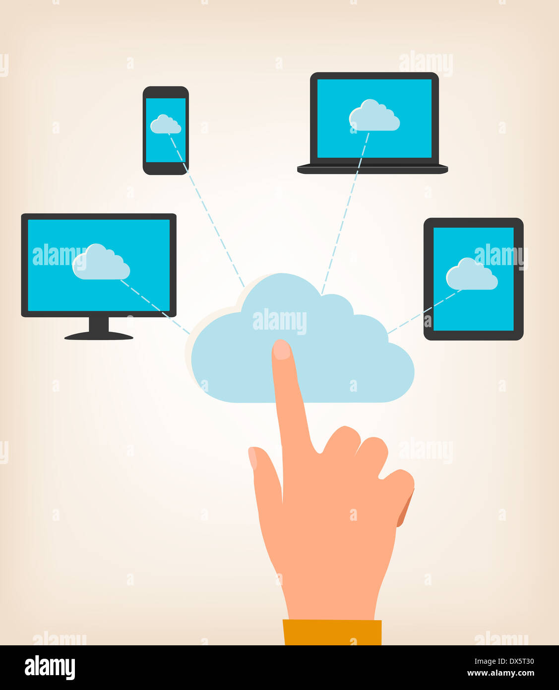 Smartcloud background hi-res stock photography and images - Alamy