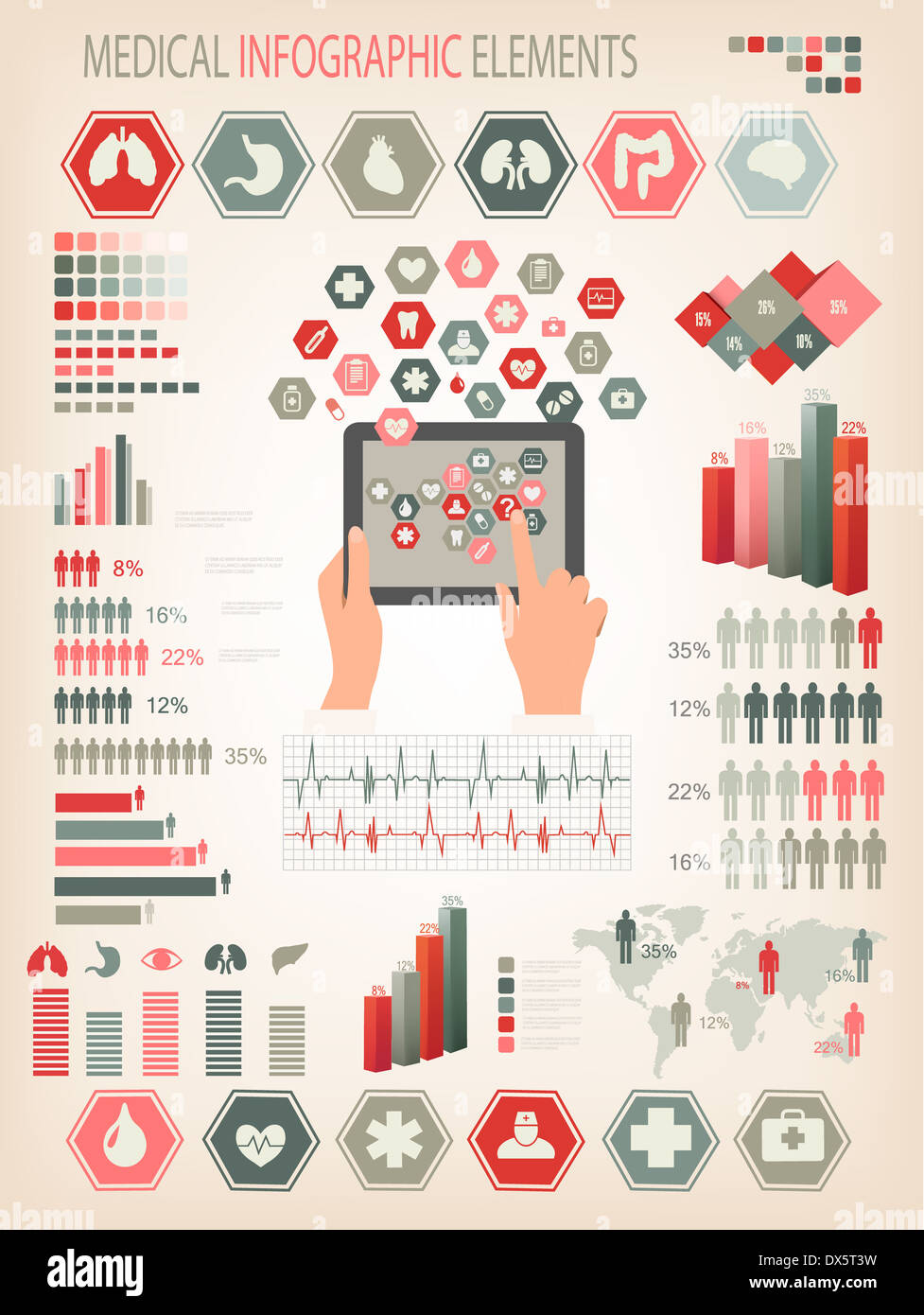 Medical infographics. Vector Stock Photo - Alamy