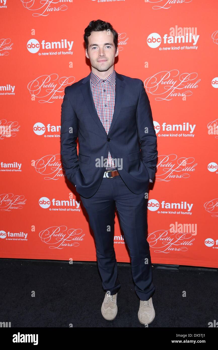 New York, NY, USA. 18th Mar, 2014. Ian Harding at arrivals for PRETTY ...
