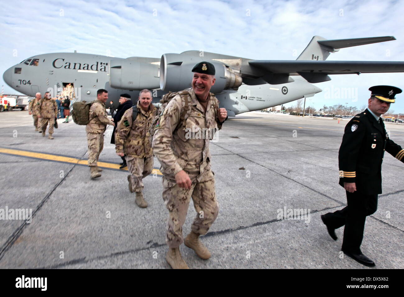 Ottawa, Canada. 18th Mar, 2014. Canada's last troops returned from ...