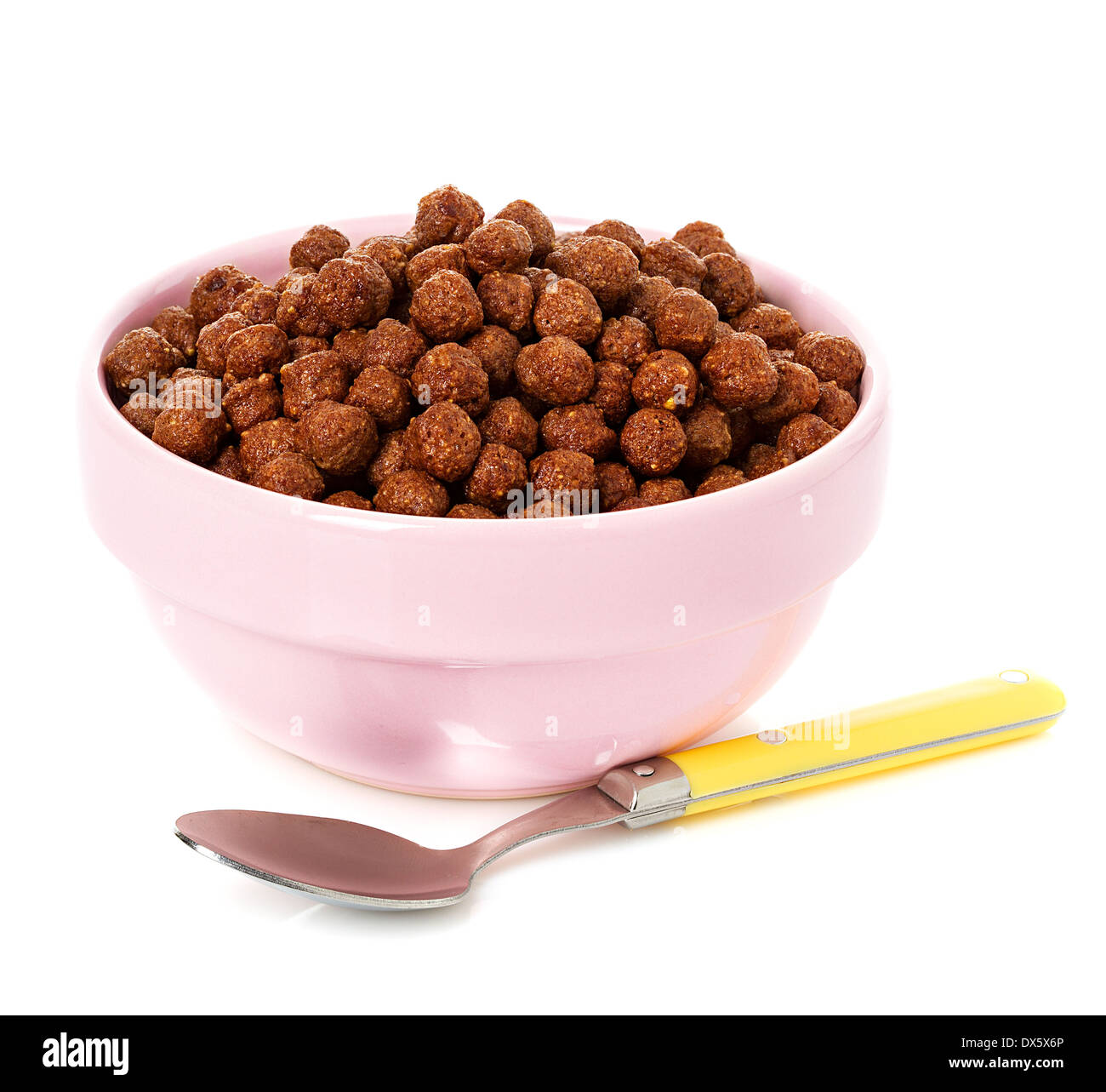 corn flakes isolated on white background Stock Photo - Alamy