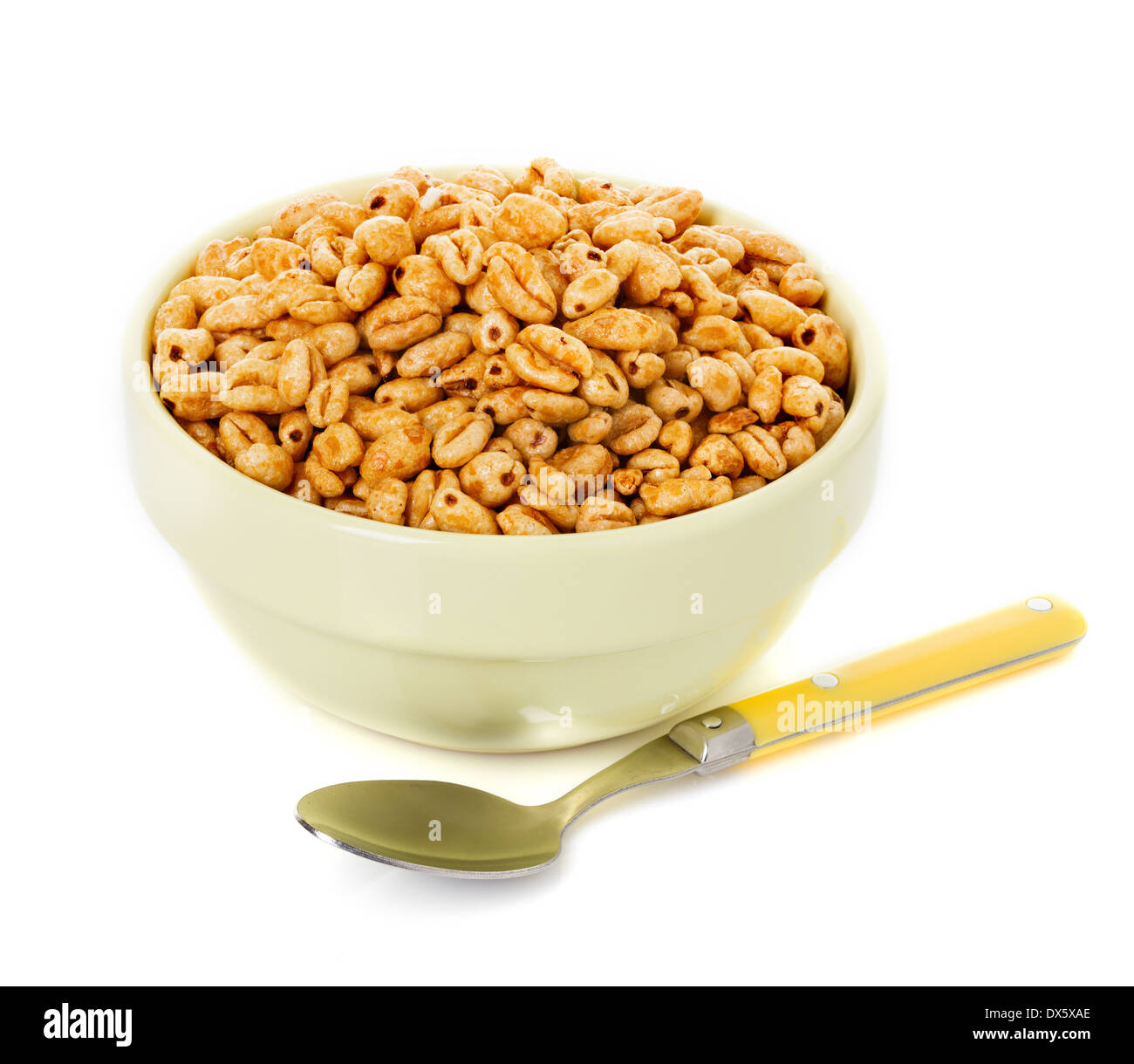corn flakes isolated on white background Stock Photo - Alamy