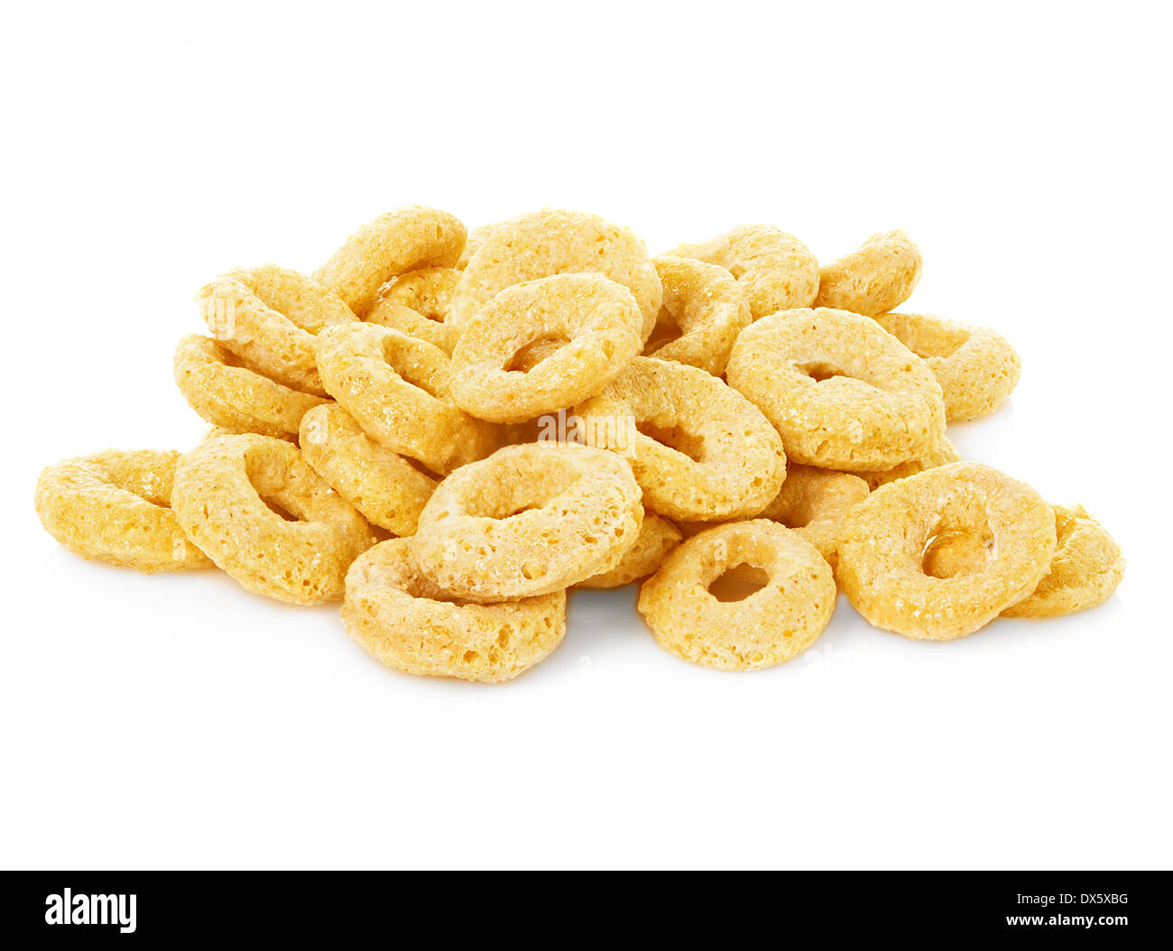 corn flakes isolated on white background Stock Photo - Alamy
