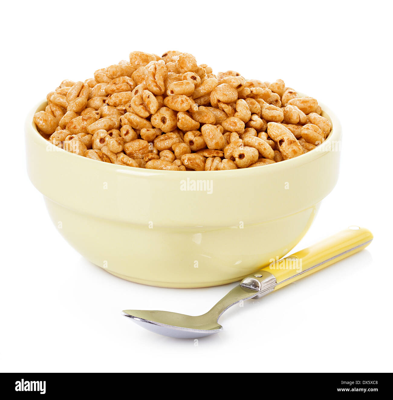 corn flakes isolated on white background Stock Photo - Alamy
