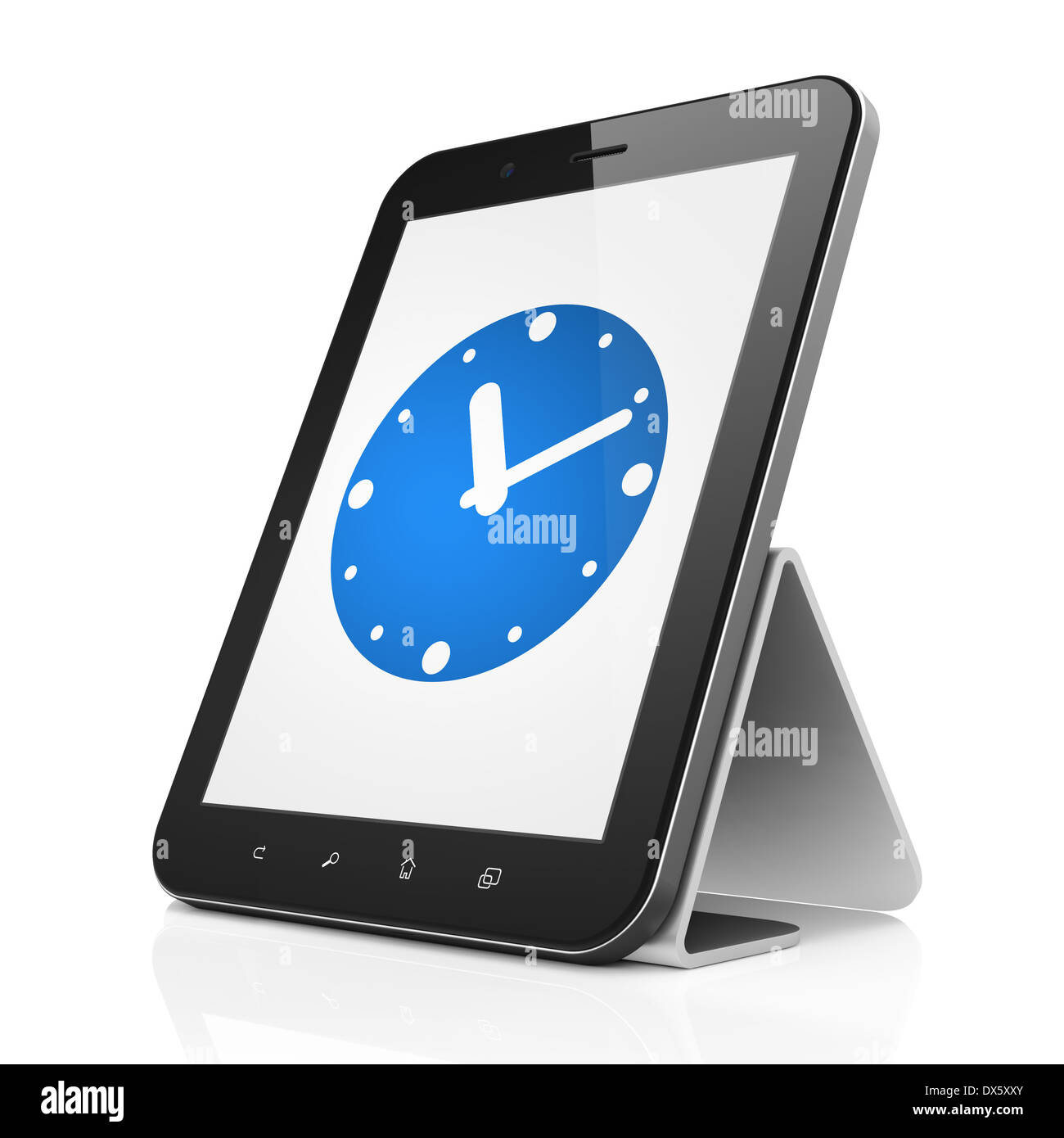 Tablet clock icon hi-res stock photography and images - Alamy
